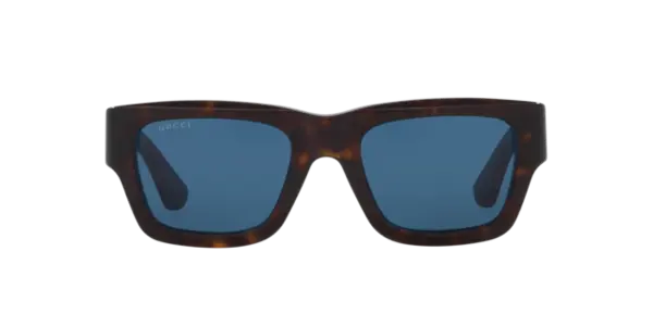 Gucci Rectangle Sunglasses - Tortoise