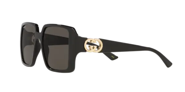Gucci Gg1692s Rectangle Sunglasses - Black