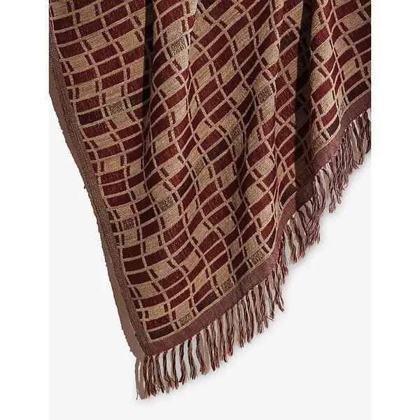 SOHO HOME Erin Silk And Wool Throw 130cm X 170cm