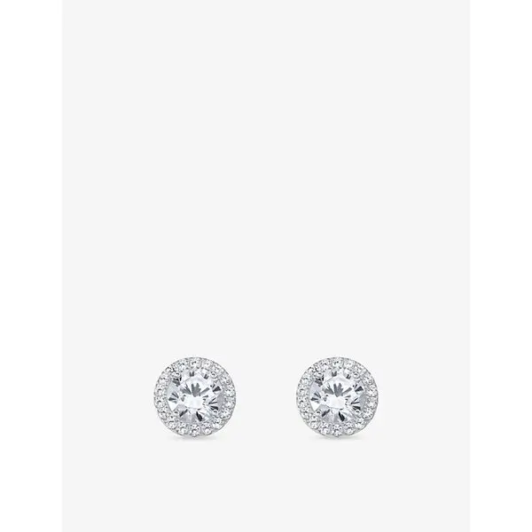 THOMAS SABO Halo Stud Earrings - White