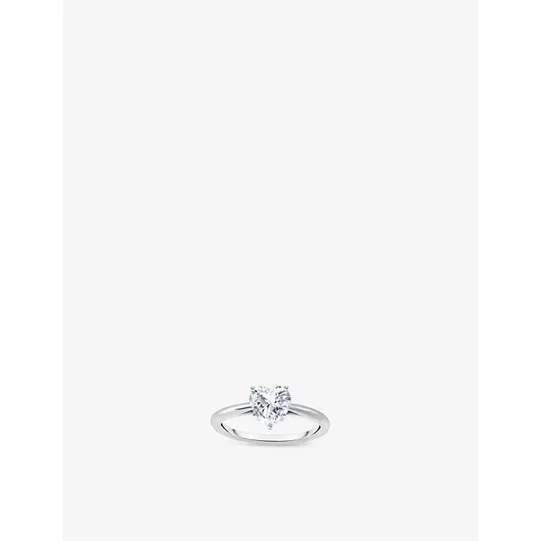 THOMAS SABO Heart-shaped Ring - White