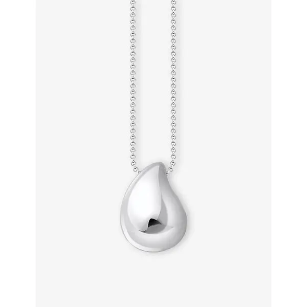 THOMAS SABO Organic Drop-shape Sterling Pendant Necklace - Silver