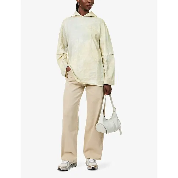 REPRESENT Hideaway Printed Hooded T-shirt