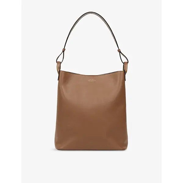 Smythson Milton Leather Shoulder Bag