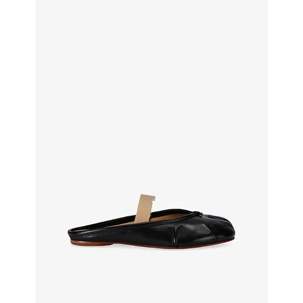 MAISON MARGIELA Tabi Split-toe Band Leather Ballet Flats