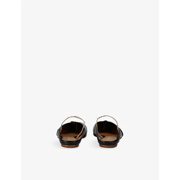 MAISON MARGIELA Tabi Split-toe Band Leather Ballet Flats