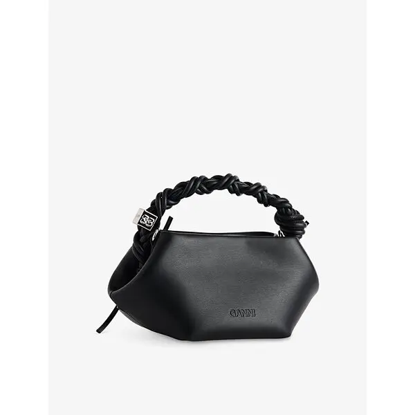GANNI Bou Mini Eyelet Leather Top-handle Bag