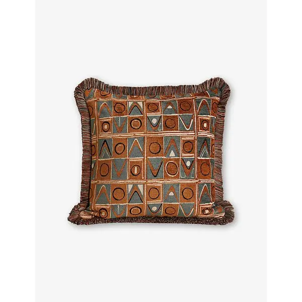 SOHO HOME Lumi Square Woven Cushion - Multi