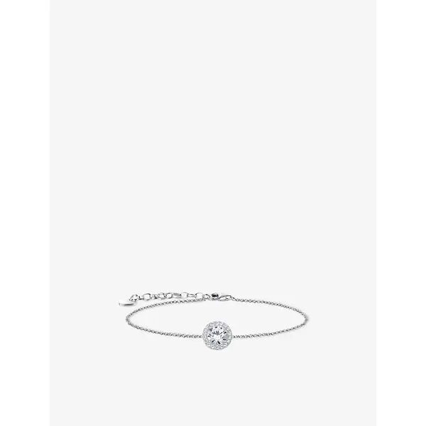 THOMAS SABO Halo Pendant Bracelet - White