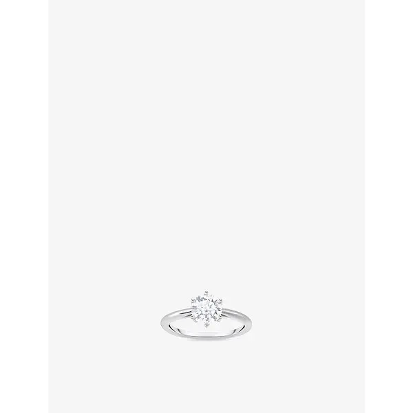 THOMAS SABO Brilliant-cut Sterling-silver And Cubic Zirconia Ring - White