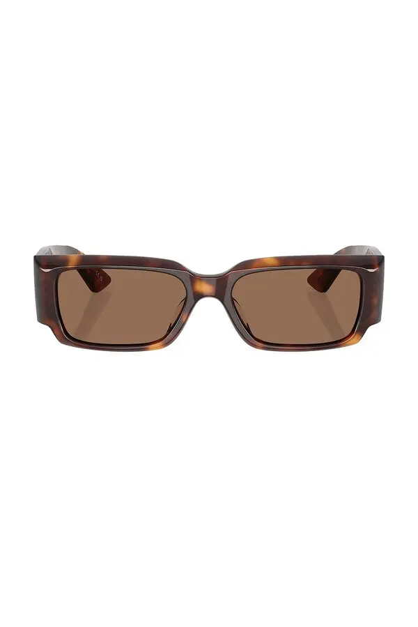 Oliver Spencer X Khaite 1995c Sunglasses - Dark Mahogany