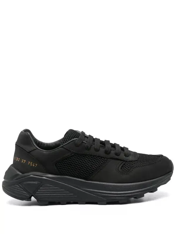 COMMON PROJECTS Panelled Sneakers - Black