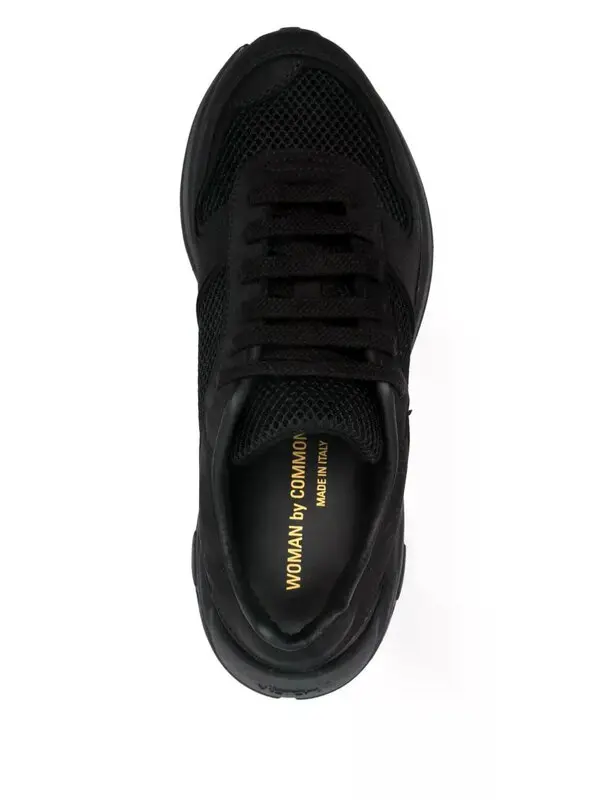 COMMON PROJECTS Panelled Sneakers - Black