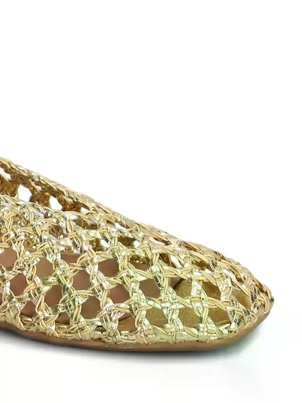 CARMENS Maya Plait Ballet Flats - Gold