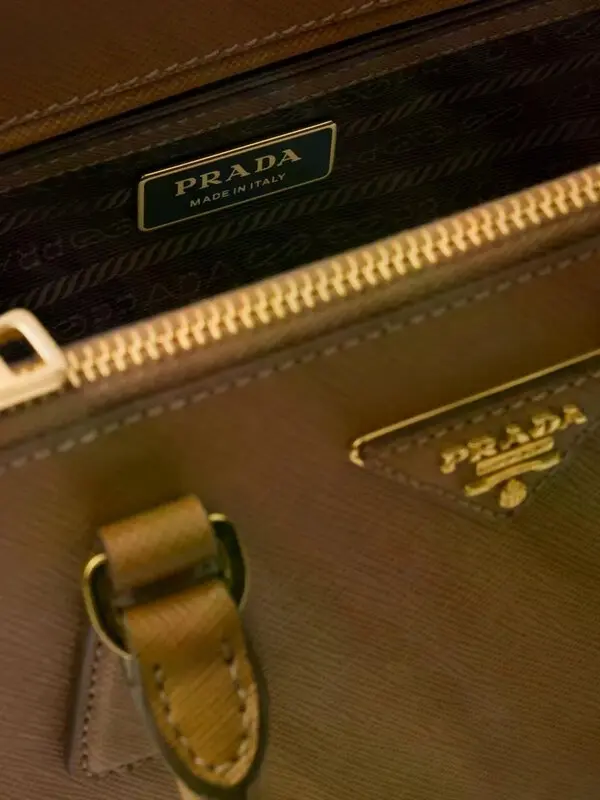 Prada Small Galleria Tote - Brown