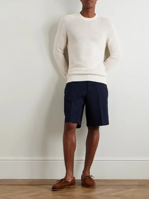 Thom Sweeney Silk Sweater - Neutrals