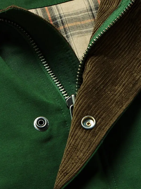 FRIZMWORKS Corduroy-trimmed Cotton-blend Jacket