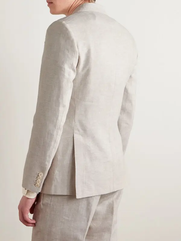 FAVOURBROOK Ebury Slim-fit Linen Suit Jacket