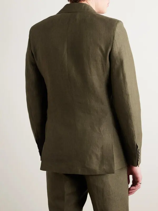 FAVOURBROOK Slim-fit Linen Suit Jacket