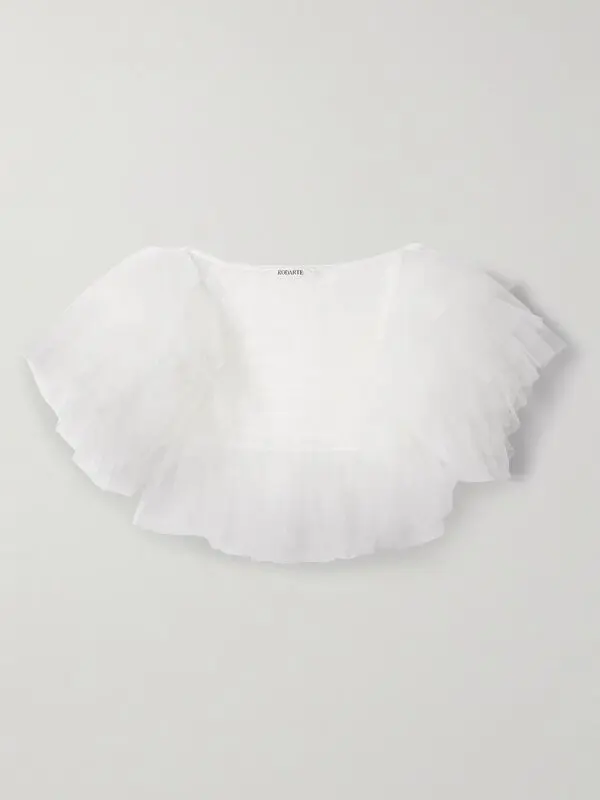 RODARTE Layered Tulle Jacket - White