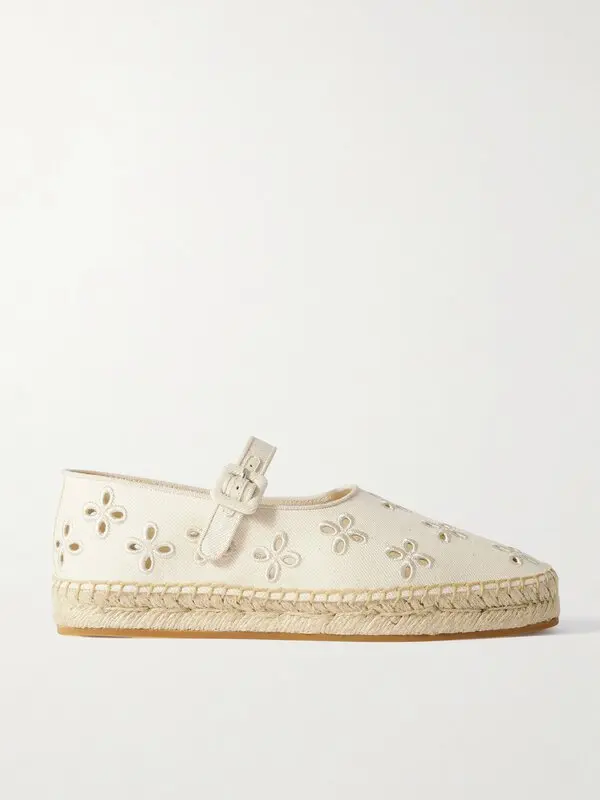 LOEFFLER RANDALL Clover Espadrilles - Neutrals