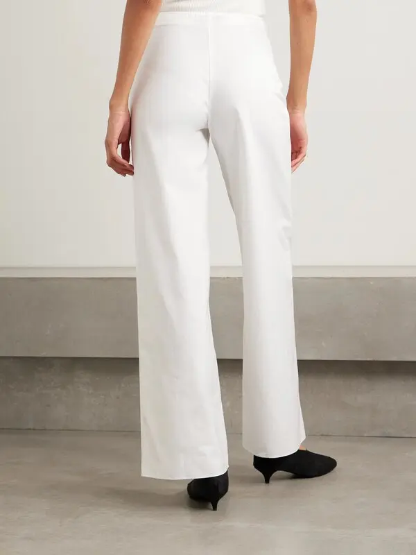 LIBEROWE Cotton-sateen Wide-leg Pants