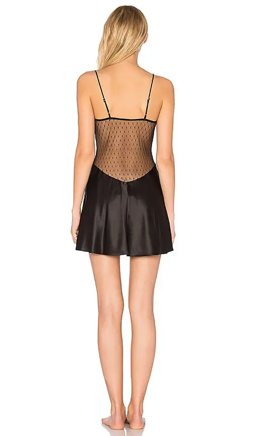 Flora Nikrooz Showstopper Lace Chemise - Black