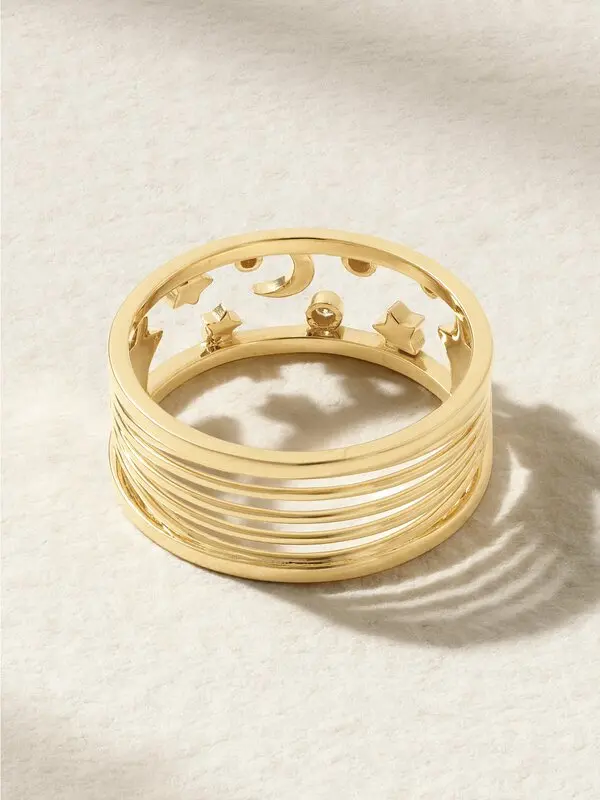 L’ATELIER NAWBAR Starry 18-karat Diamond Ring