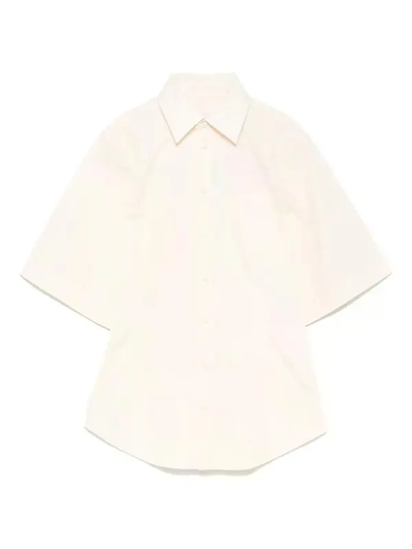 Ami Cotton Short-sleeve Shirt