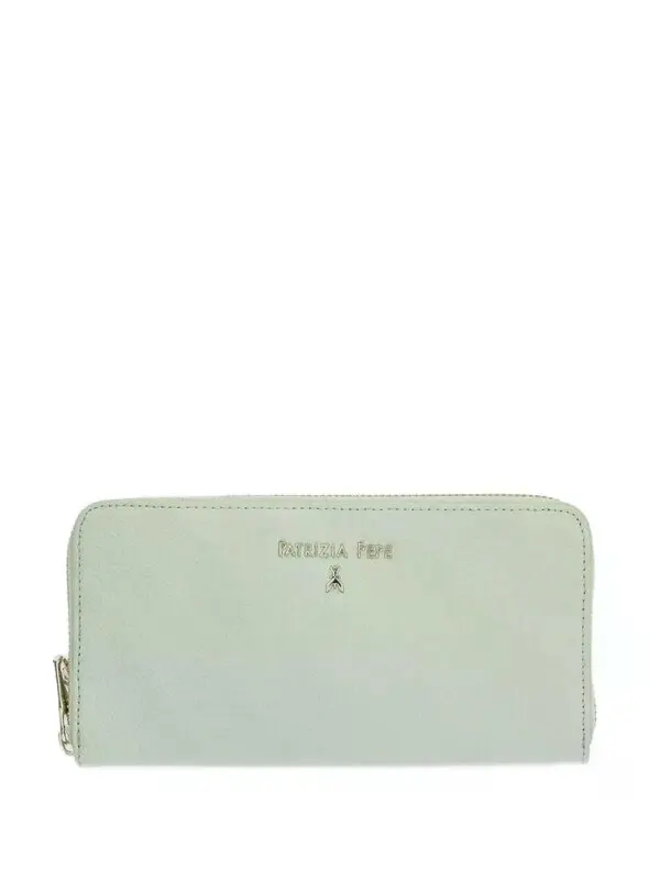 Patrizia Pepe Damen Zipper-detail Wallet - Green