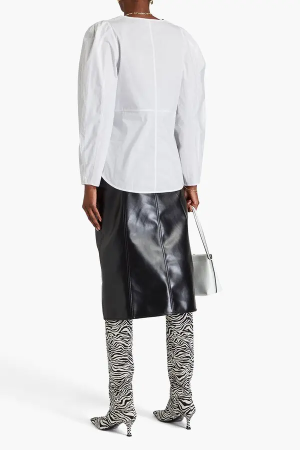 BY MALENE BIRGER Emely Cotton-poplin Blouse