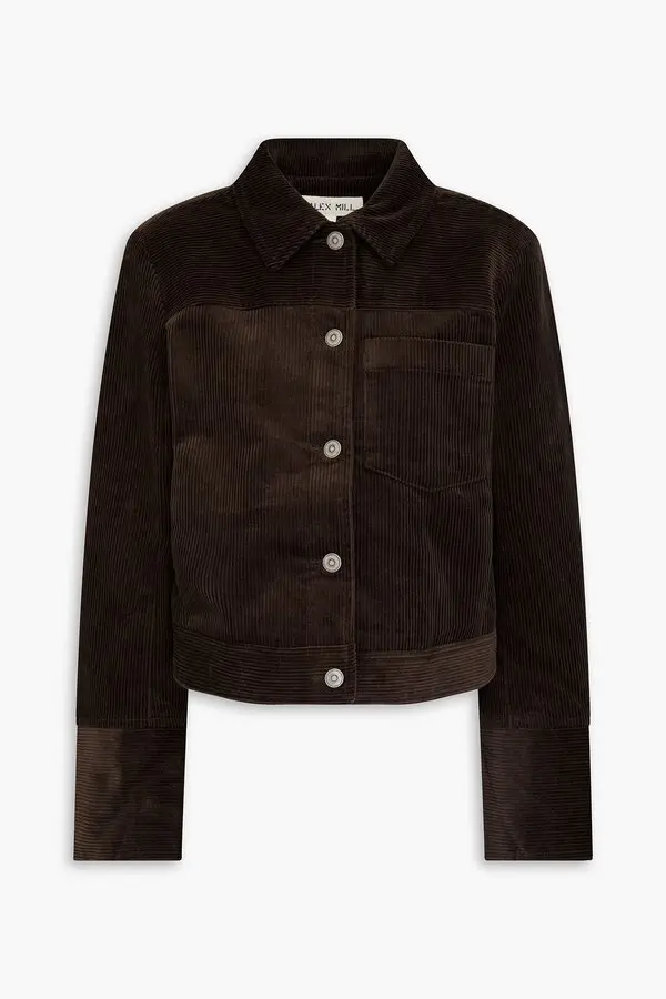 ALEX MILL Camden Cotton-corduroy Jacket - Chocolate