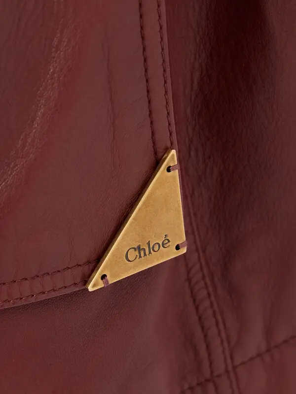 Chloé Buckled Leather Vest