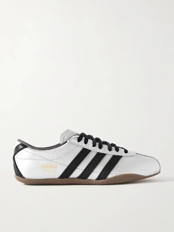 ADIDAS ORIGINALS Tokyo Metallic Leather Sneakers - Silver