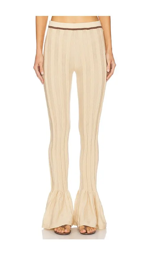 ISA BOULDER Pleated Flare Pants