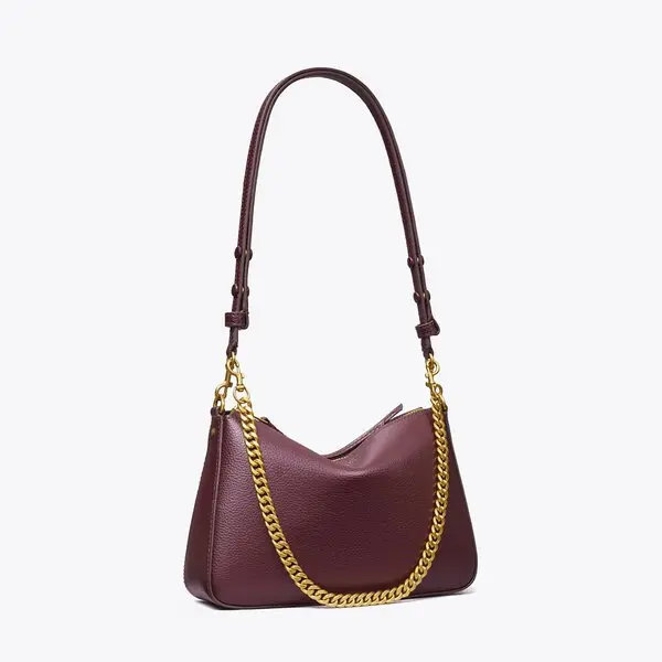 Tory Burch Small Perry Shoulder Bag - Beetle Berry