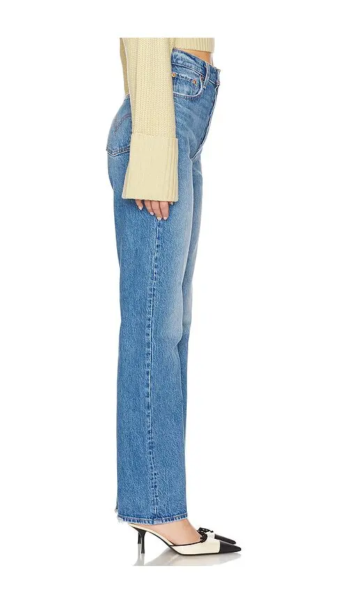 LEVI'S Ribcage Full Length Jeans - Blue