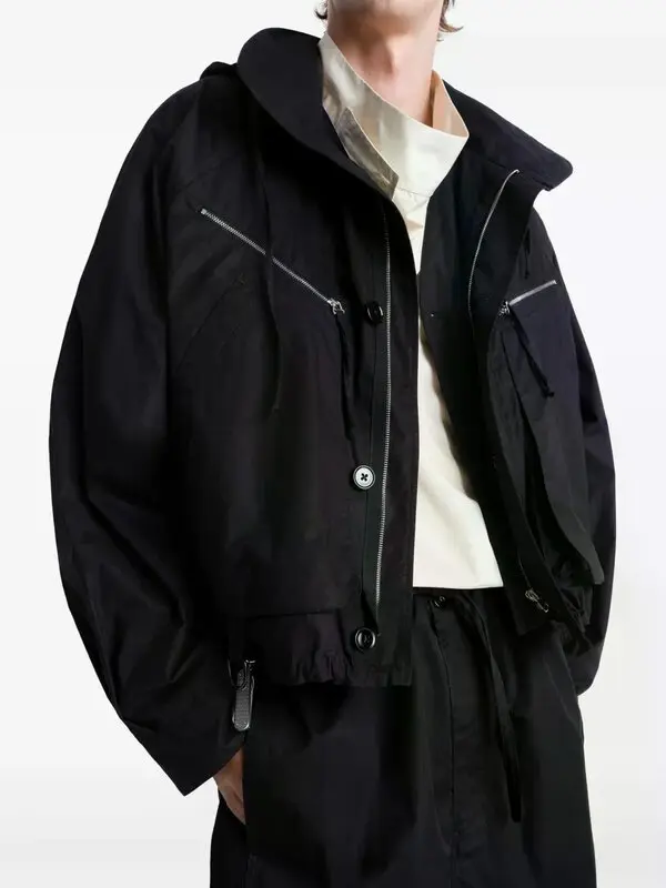 Lemaire Parachute Jacket In Black - 40% Off | Editorialist