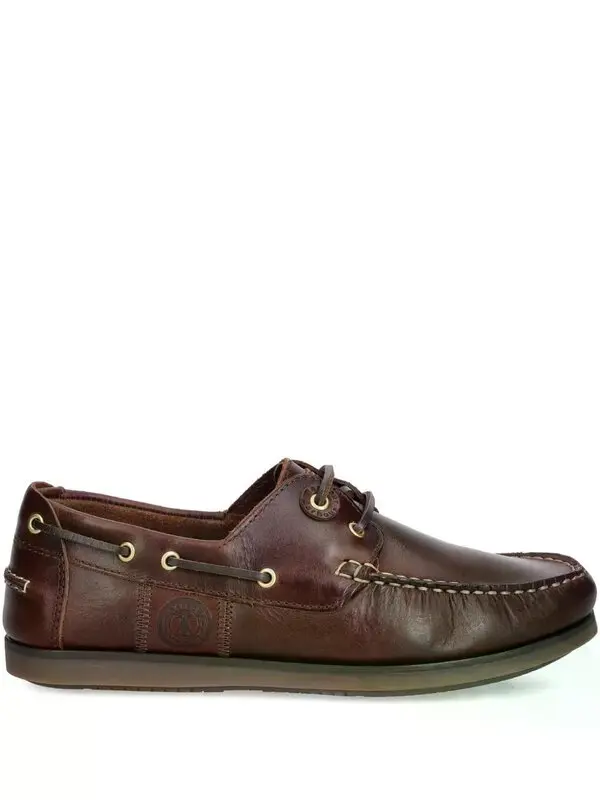 Barbour Wake Leather Boat Shoes