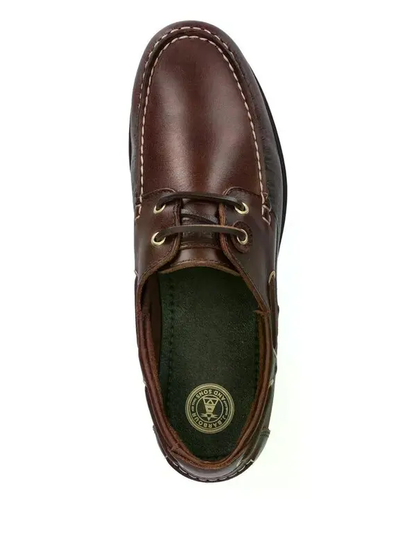 Barbour Wake Leather Boat Shoes