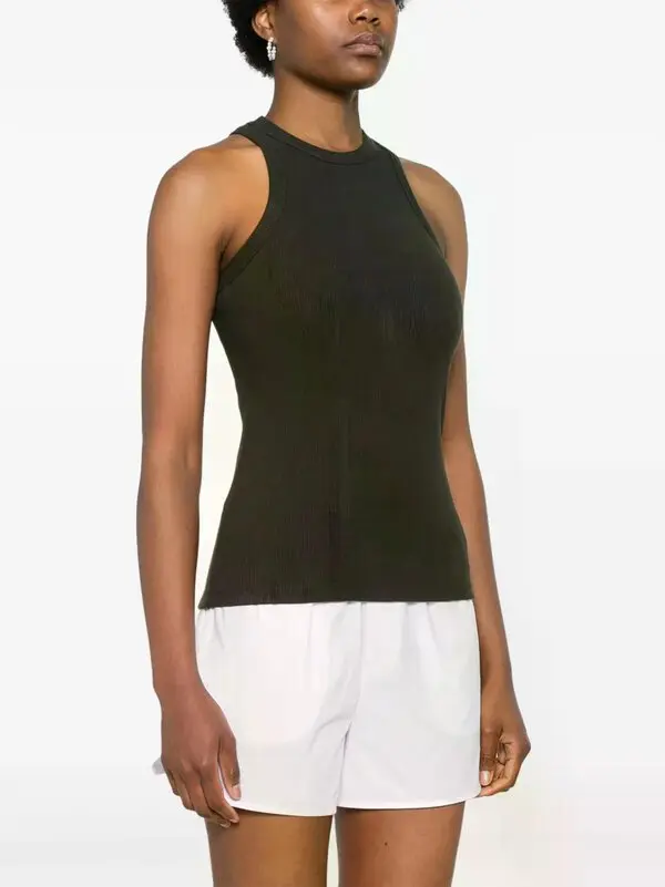 MODES Ribbed Tank Top - Green
