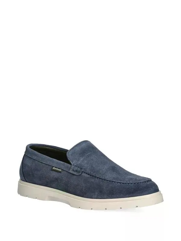 Barbour Carty Suede Loafers - Blue
