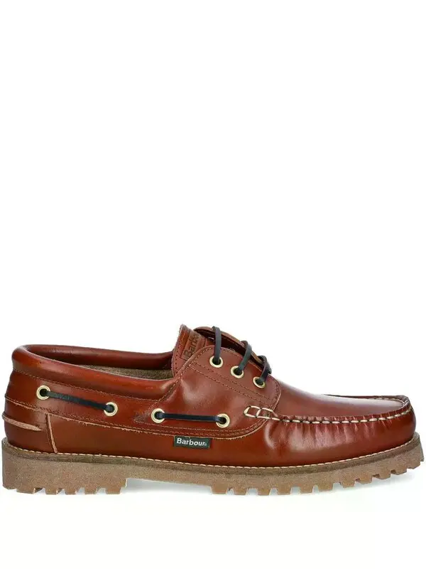 Barbour Deck Boat Shoes - Brown