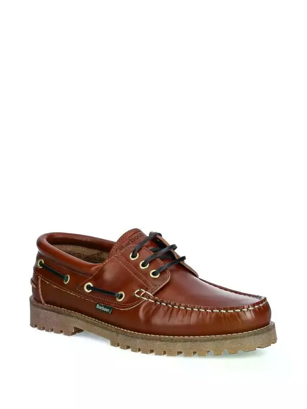 Barbour Deck Boat Shoes - Brown