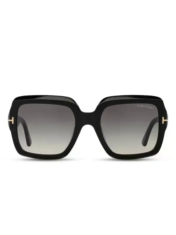 TOM FORD Kaya Oversized Square Sunglasses - Black
