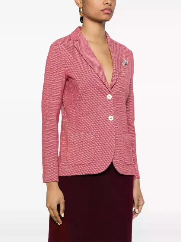 CIRCOLO 1901 Textured Single-breasted Blazer