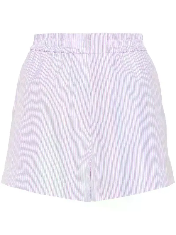 MODES Striped Cotton Shorts