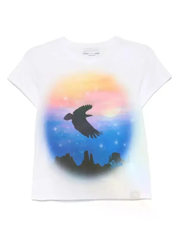 Stella McCartney Bird-print T-shirt - White