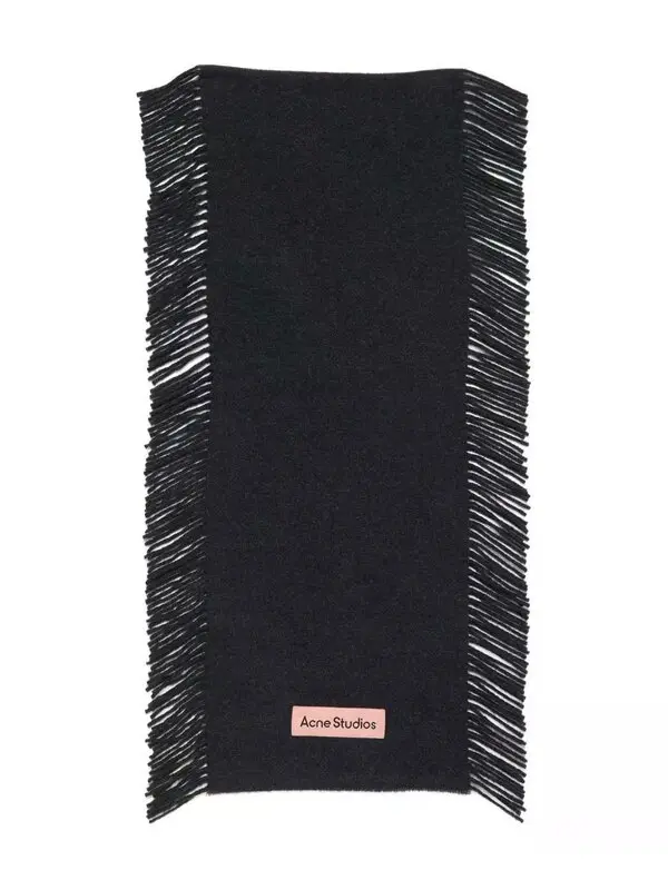 Acne Studios Mélange Scarf - Black
