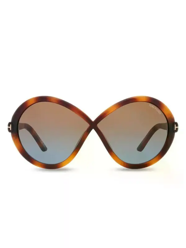 TOM FORD Jada Oversized Sunglasses - Green